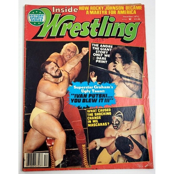 Accents | Inside Wrestling Dec 1977 Superstar Billy Graham Andre The ...